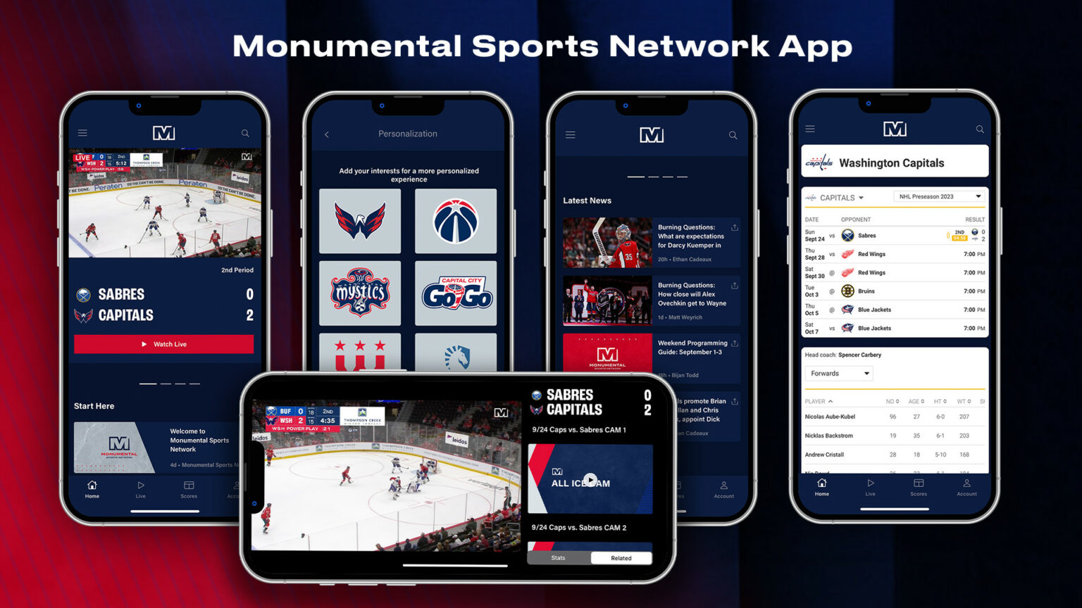 Monumental Sports Network Launches Direct-to-Consumer Subscription ...