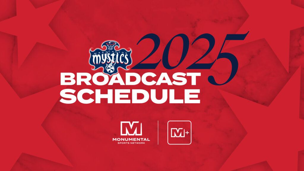 Monumental Sports Network to Broadcast 40 Washington Mystics Games ...